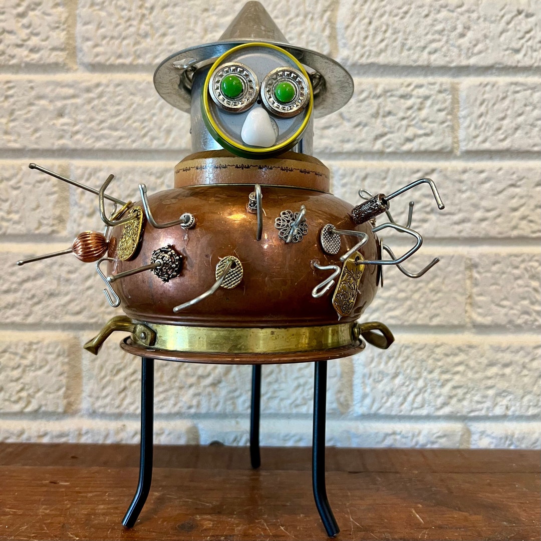 Alien Junk Assemblage Found Object Art Robot - Etsy