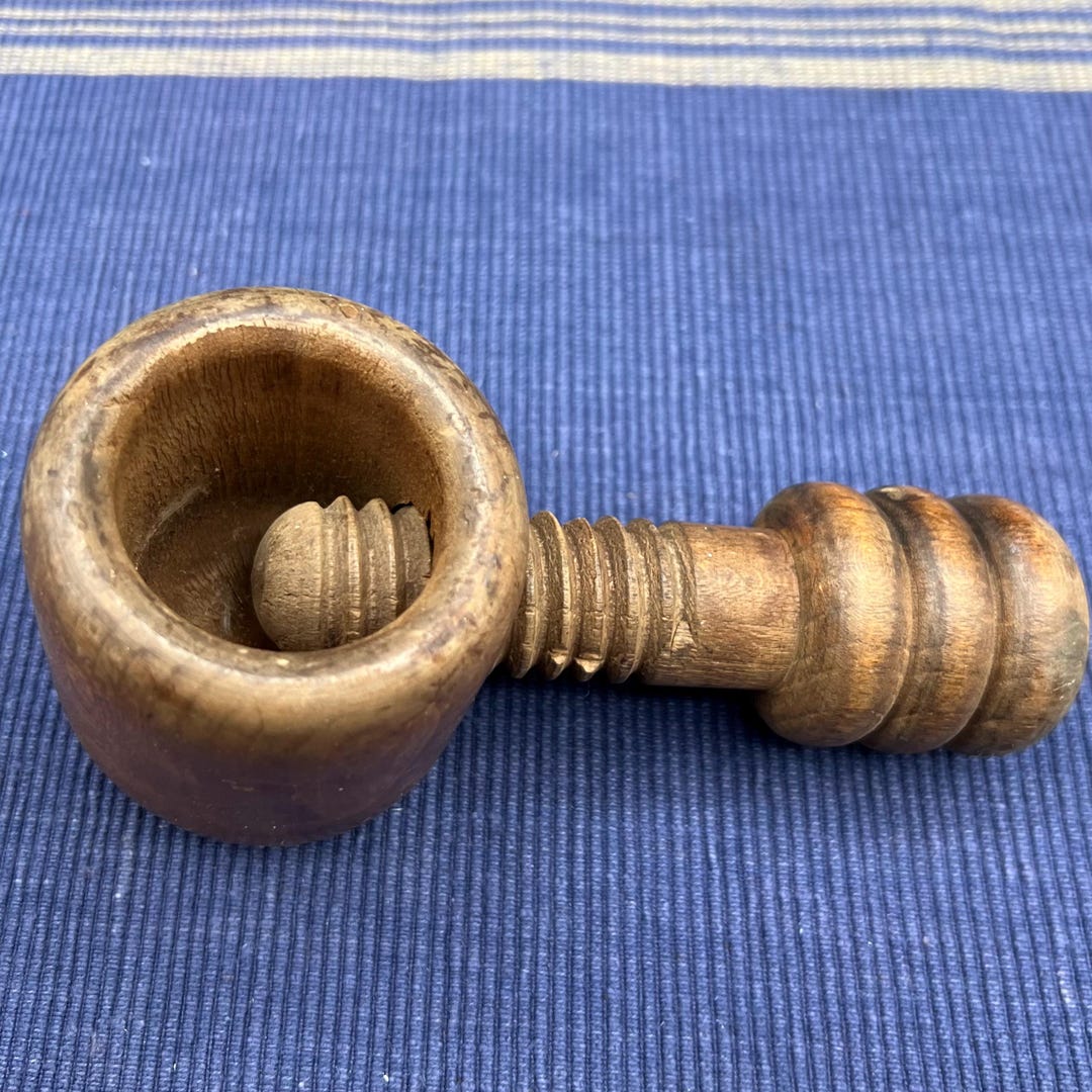 Vintage Working Wood Classic Twist/screw Nutcracker - Etsy