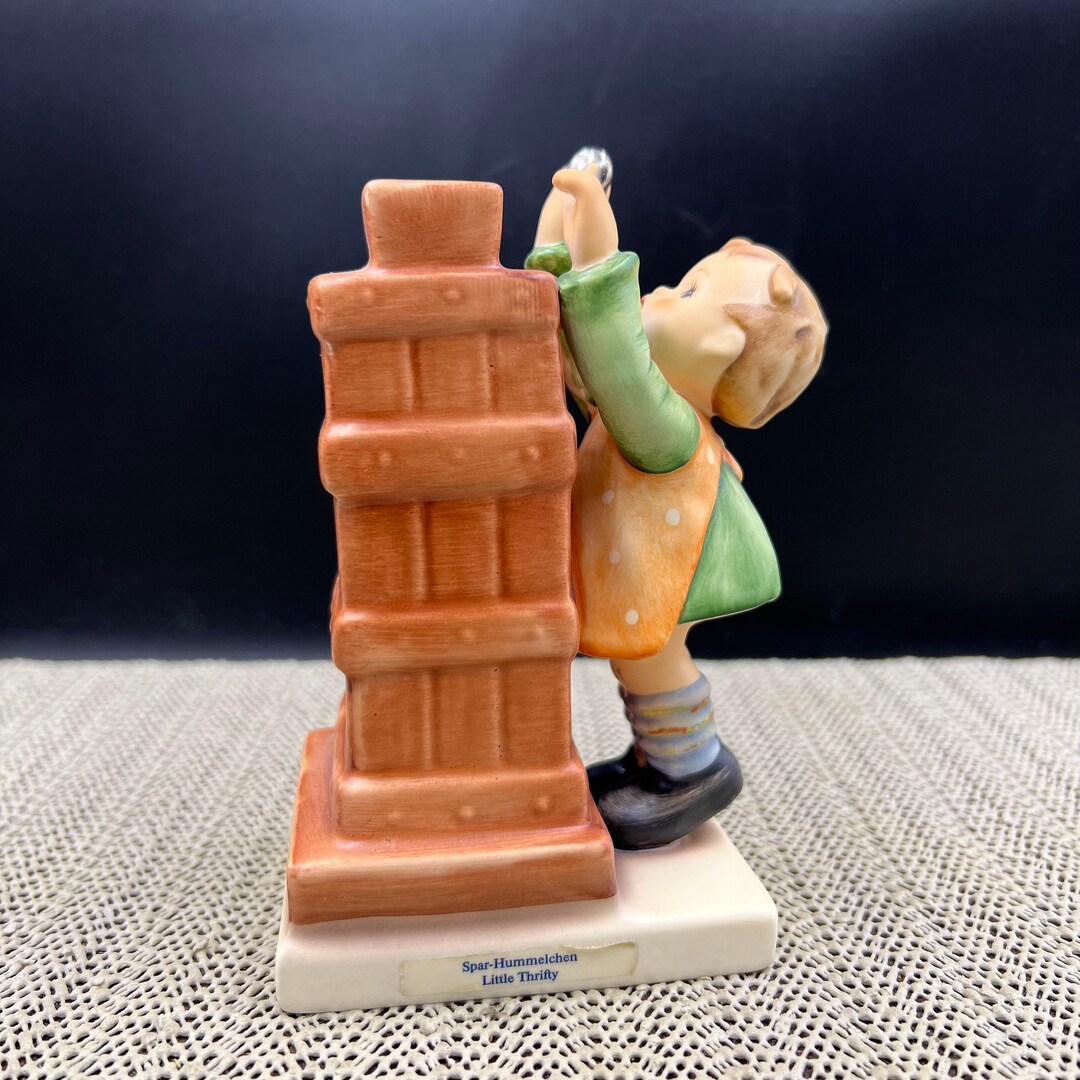 Hummel Figurine Little Thrifty Bank # 118 TMK7 - - Etsy