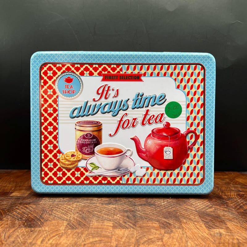 Vintage Tea Tins - Etsy