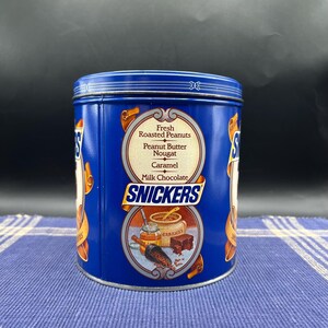 Large Limited Edition Iconic 22 OZ. Collectable Snickers Candy Tin - Etsy