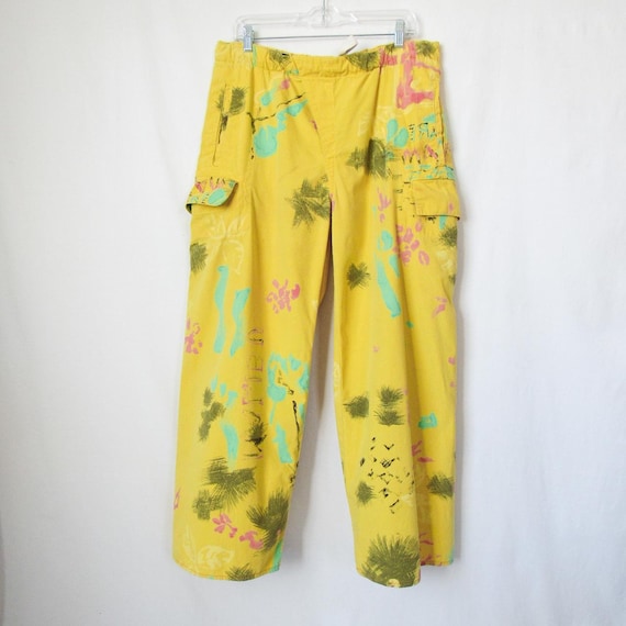 VINTAGE Early 2000s Polo Ralph Lauren Painted Cargos … - Gem