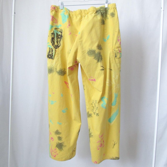 VINTAGE Early 2000s Polo Ralph Lauren Painted Cargos … - Gem
