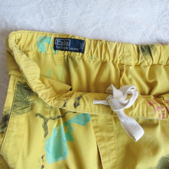 VINTAGE Early 2000s Polo Ralph Lauren Painted Cargos … - Gem