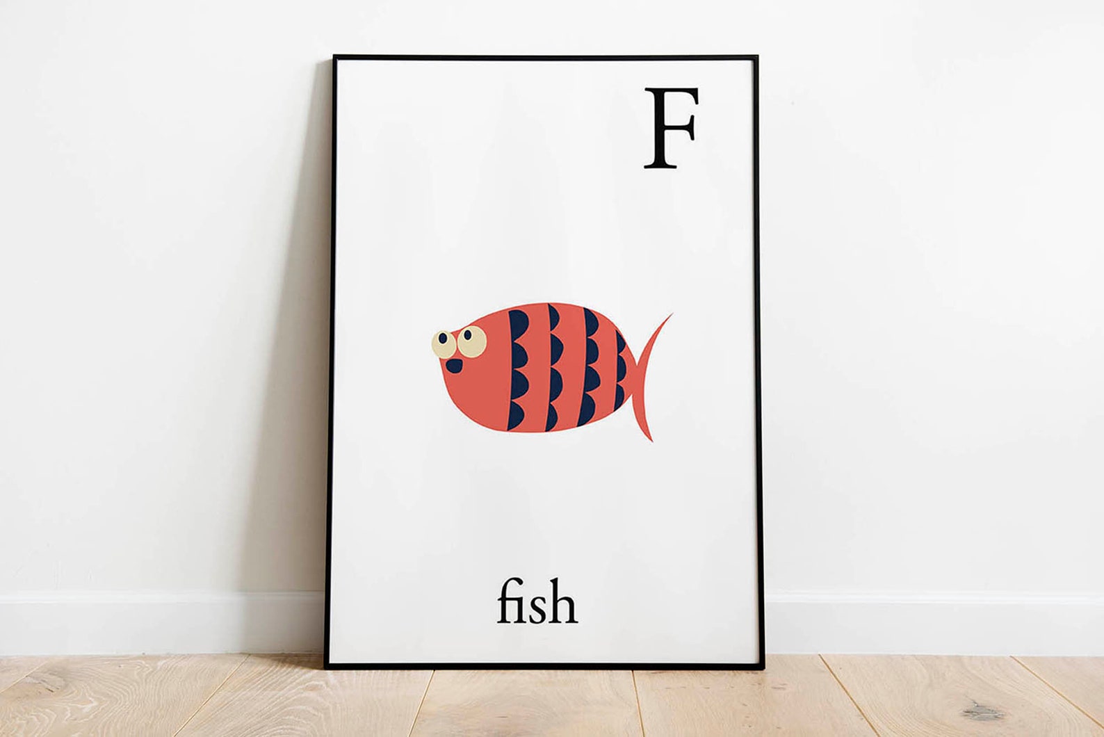 CORAL REEF FISH Poster for Kids Room Decor Printed in | Etsy