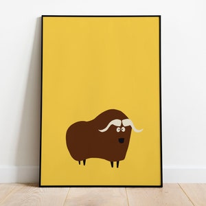 MUSK OX Poster for Kids Room Decor Printed in Sustainable Paper ...