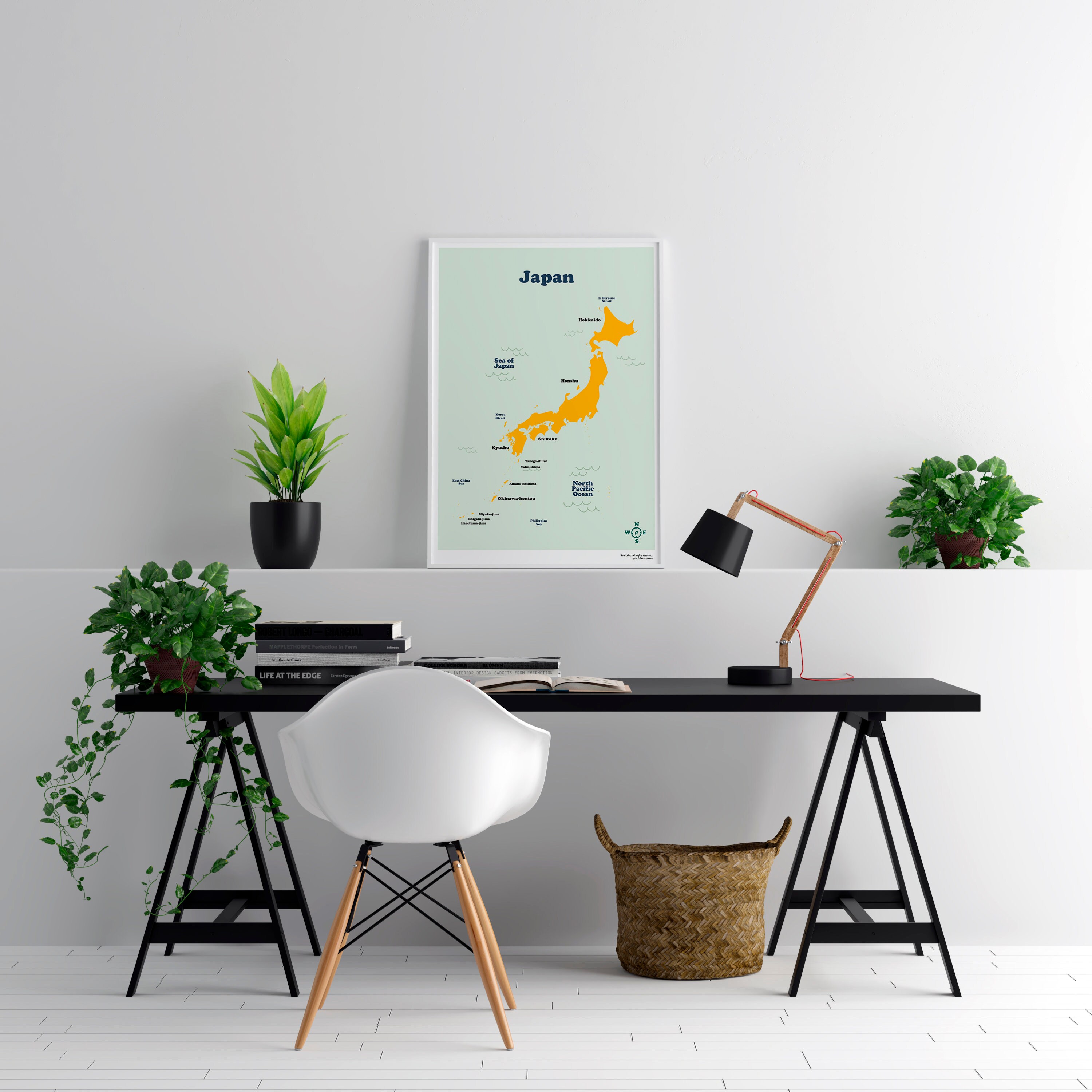 Japan Printable Map for Kids Home School. Japan Islands. - Etsy Sweden