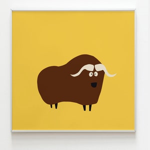 MUSK OX Poster for Kids Room Decor Printed in Sustainable Paper ...