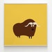 MUSK OX Poster for Kids Room Decor Printed in Sustainable - Etsy
