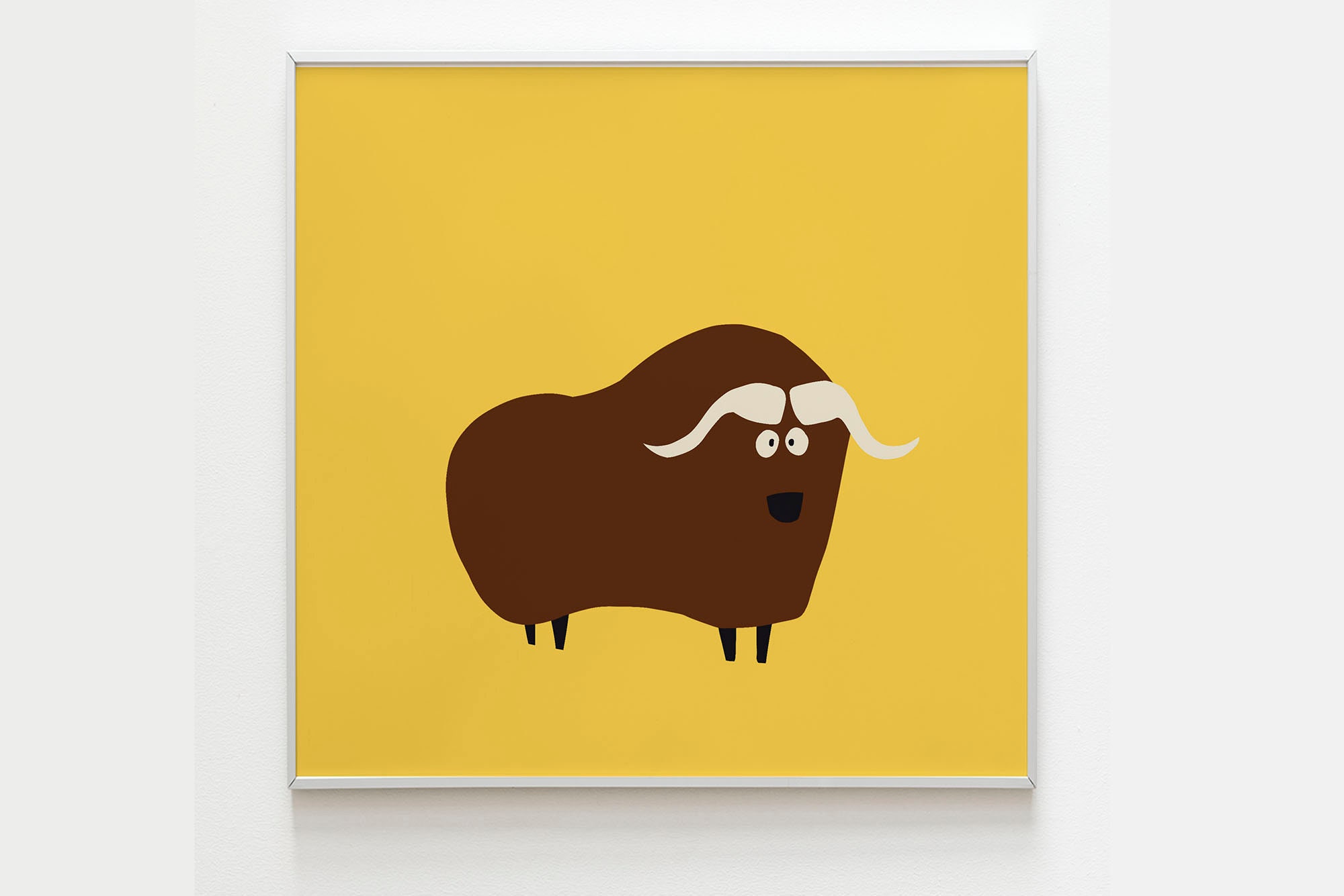Musk Ox poster for kids room decor printed in sustainable | Etsy