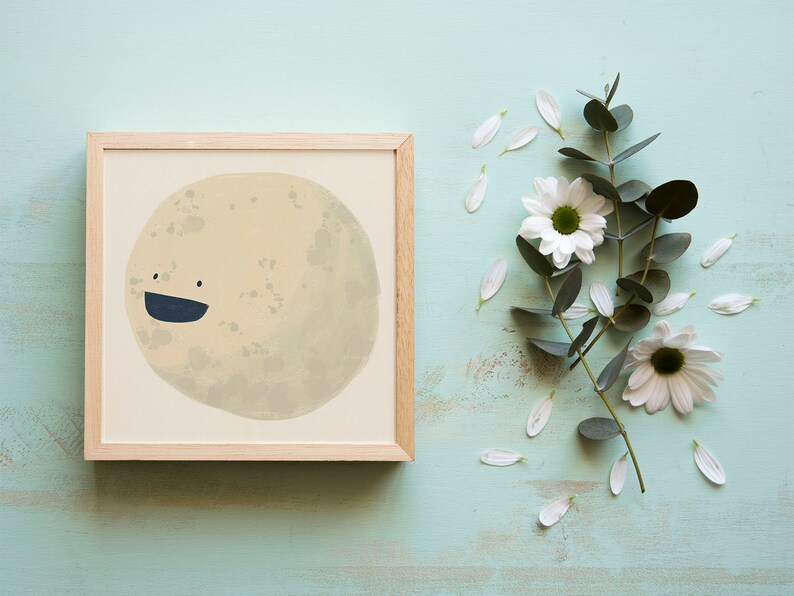 Lámina del sol para decoración infantil. - Etsy España