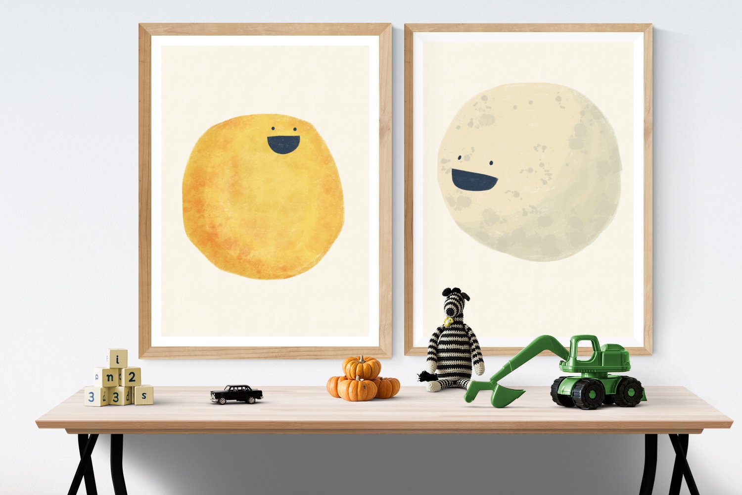 Perfect Match Love Sun and Moon greeting card. Folded Postcard | Etsy