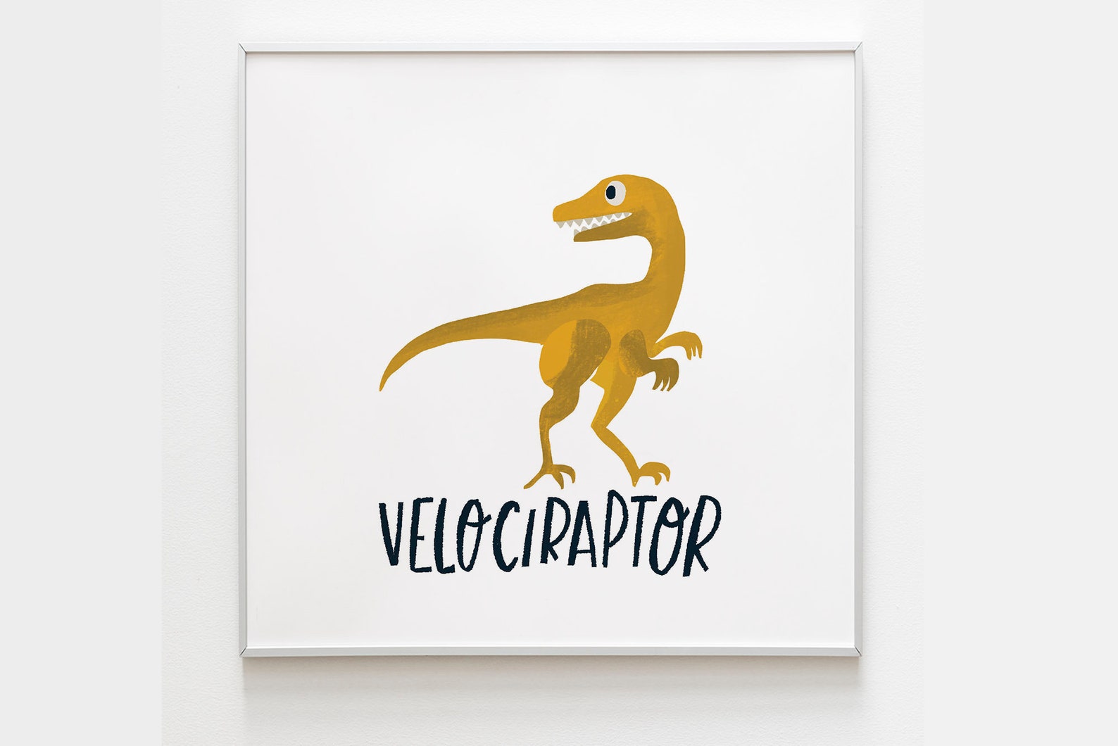Velociraptor Print for Kids Room Wall Decor and Homeschool. - Etsy