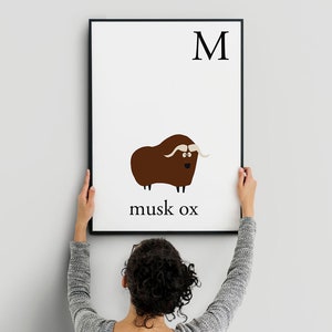 MUSK OX Poster for Kids Room Decor Printed in Sustainable Paper ...