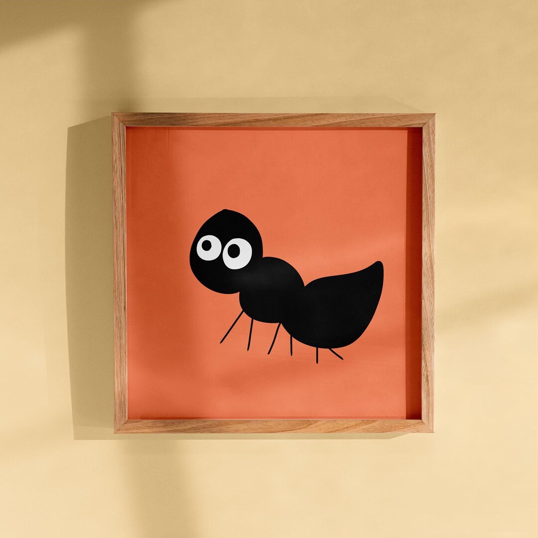 BLACK ANT Poster for Kids Room Decor Printed in Sustainable Paper ...