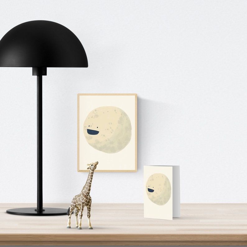 Perfect Match Love Sun and Moon Greeting Card. Folded Postcard - Etsy