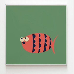 Coral Reef Fish Poster for Kids Room Decor Printed on Sustainable Paper ...