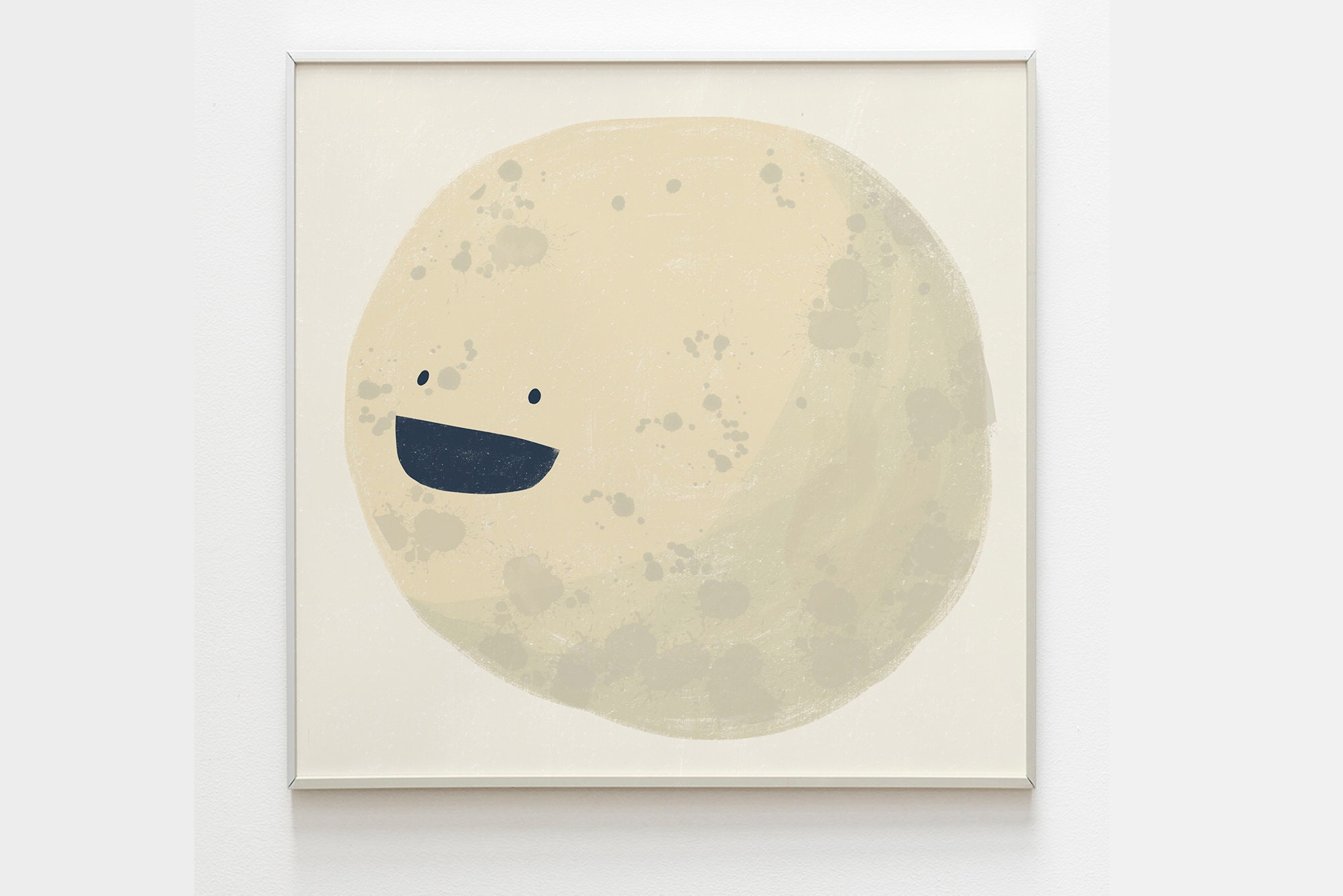 Moon Squared Print for Nursery Decor. 9 X 9 Inches Poster for | Etsy