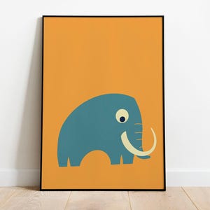 Elephant Alphabet Print. Animals Prints for Kids Room. Toddler Room ...