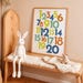 Numbers 1-20 Poster: Soft Pastel Colors, Minimalist Nursery Decor - Etsy