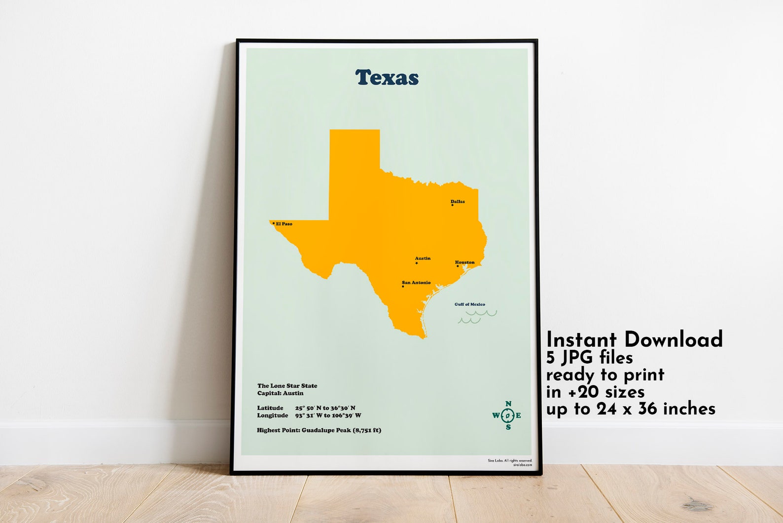 Texas State Printable Map for Kids Home School. States of - Etsy