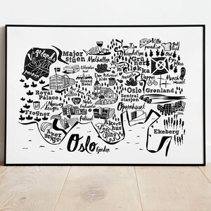 Faroe Islands Map Print: Illustrated Faroese Travel Art - Etsy