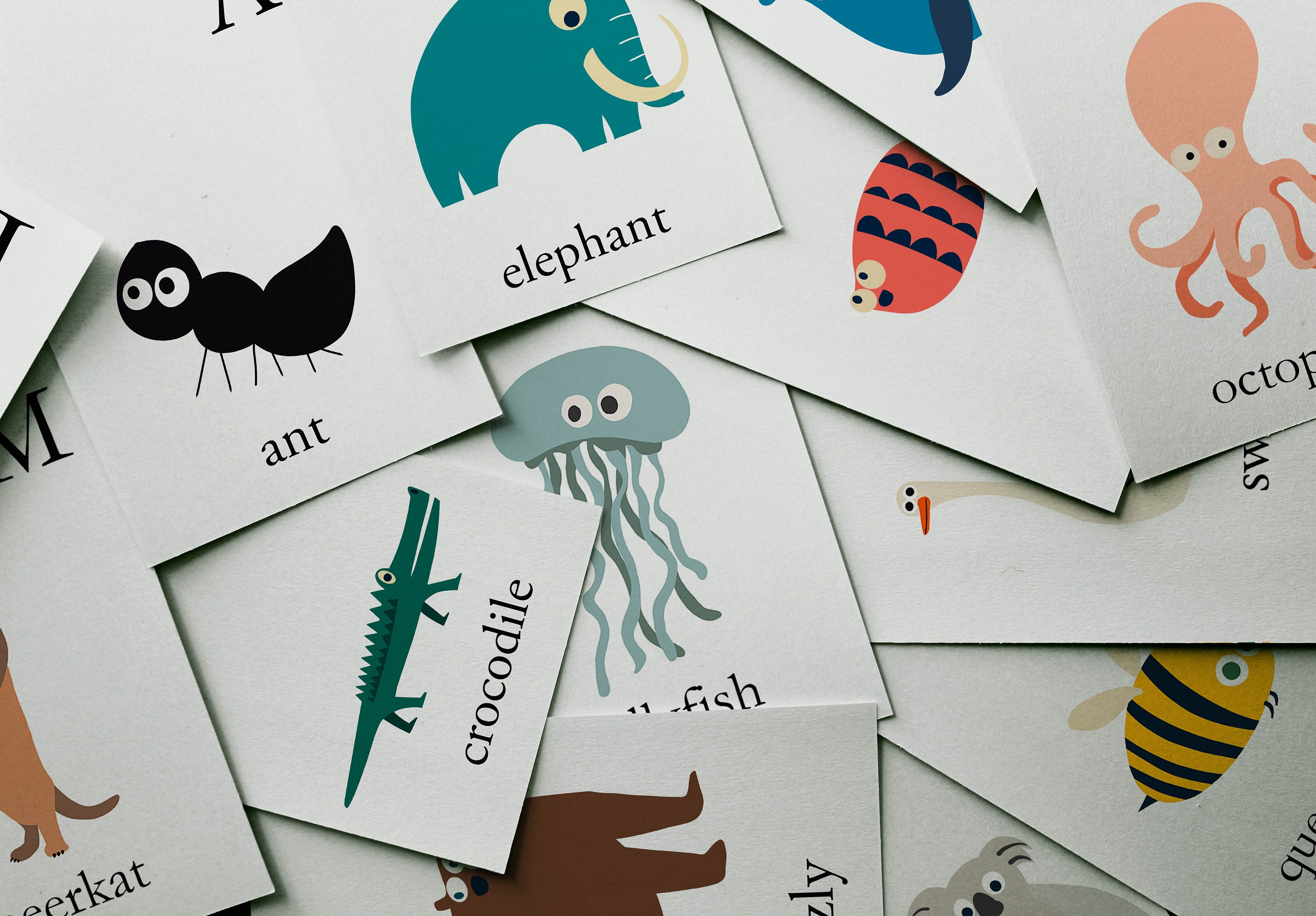 Whale Postcard Capital Letters for Kids Room Decor. Animal - Etsy Canada