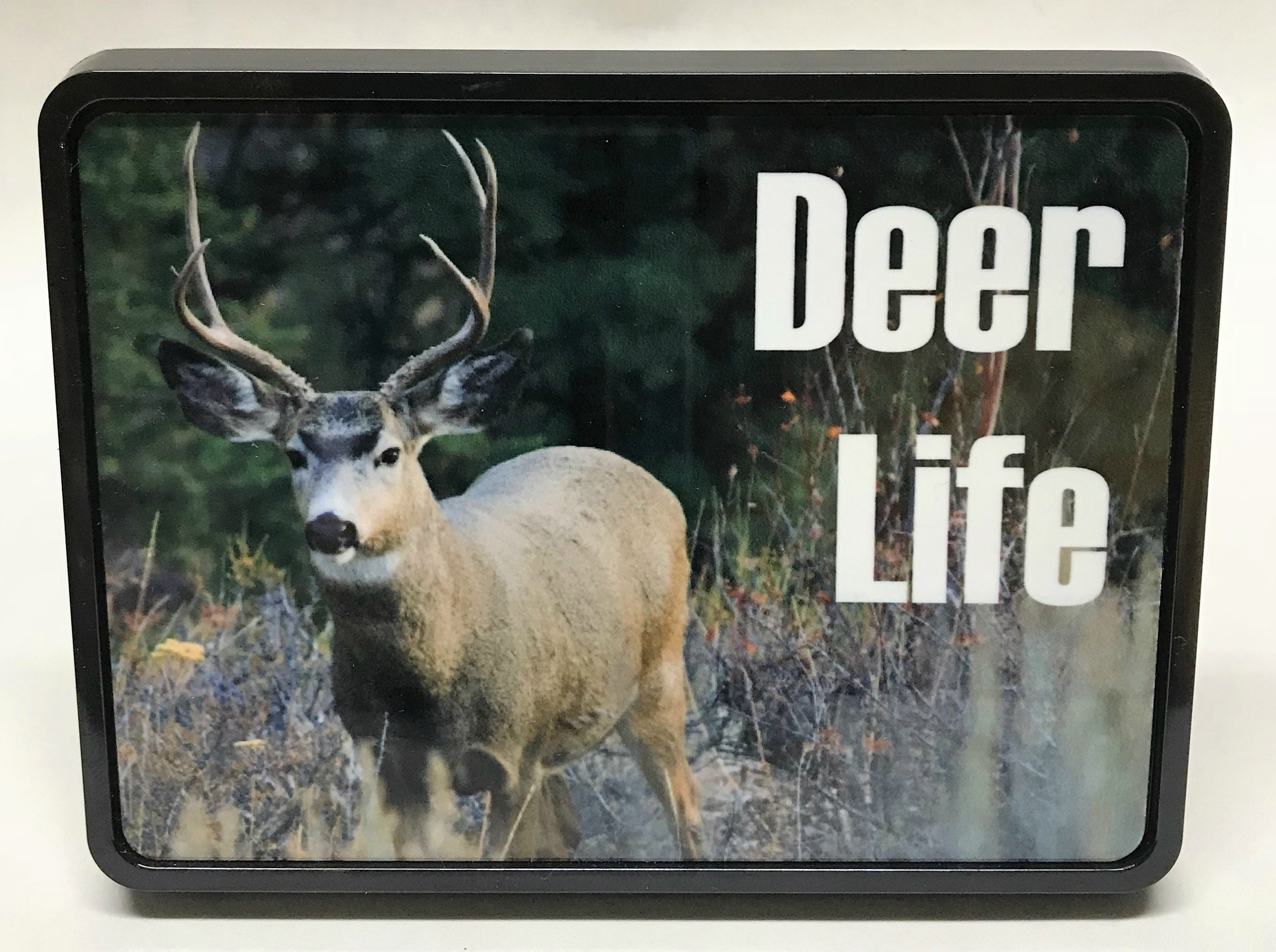 Deer Life Trailer Hitch Cover Hunting Black 2 Square - Etsy UK