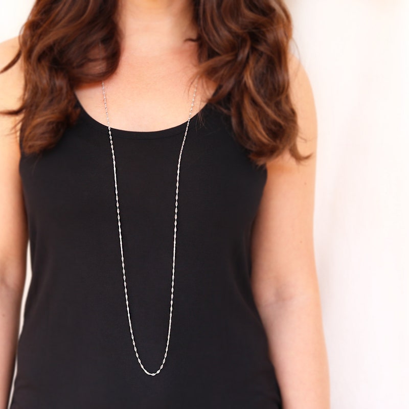 Long Chain Necklace - Etsy