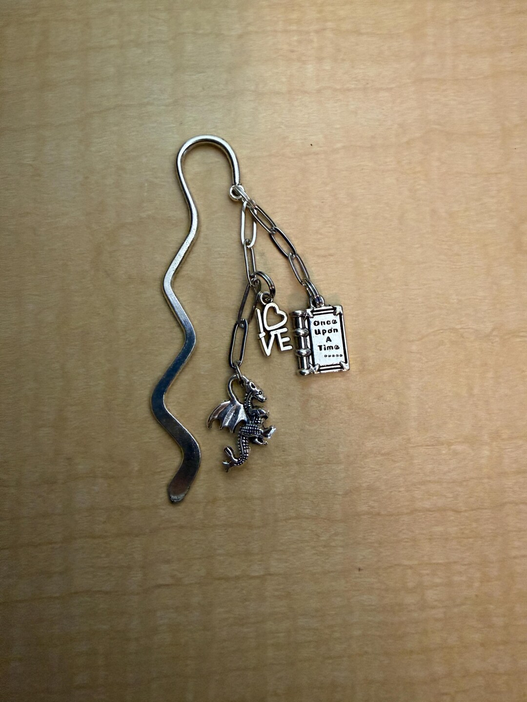Small Fantasy Metal Charm Bookmark | Fairy-tale Book Charm | Romantasy ...