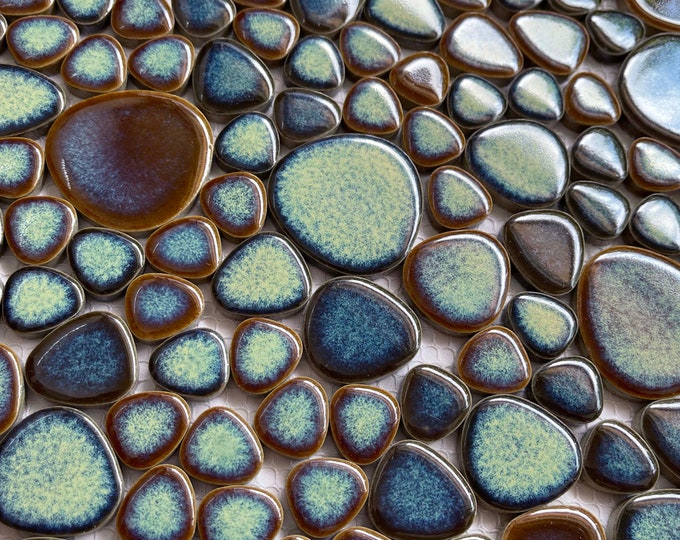 Mosaic Bubble Tiles Half of a Square Foot You Choose the Colors - Etsy