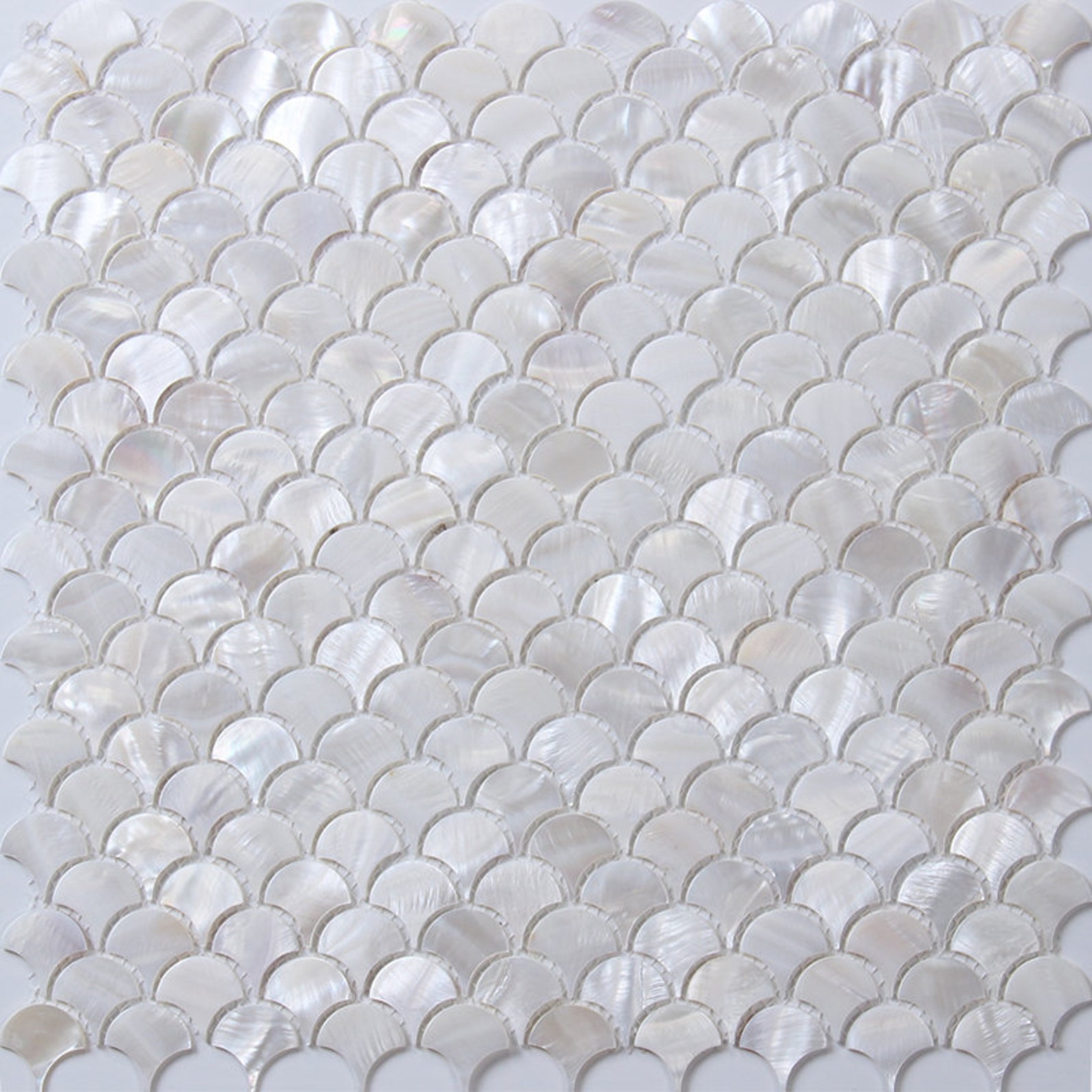 Fish Scale Mother of Pearl Tile St101-12x12 per - Etsy UK