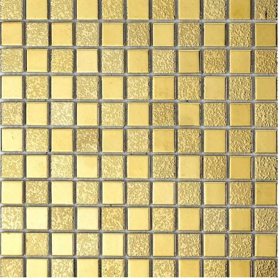 Gold Mosaic Tiles Texture