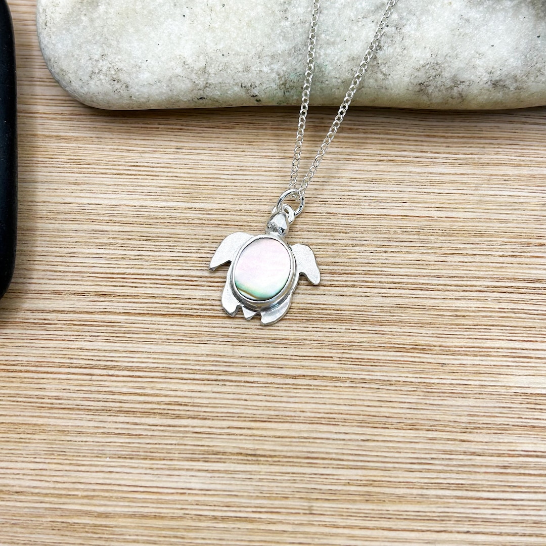 Paula Shell Turtle Pendent Sterling Silver Handmade - Etsy