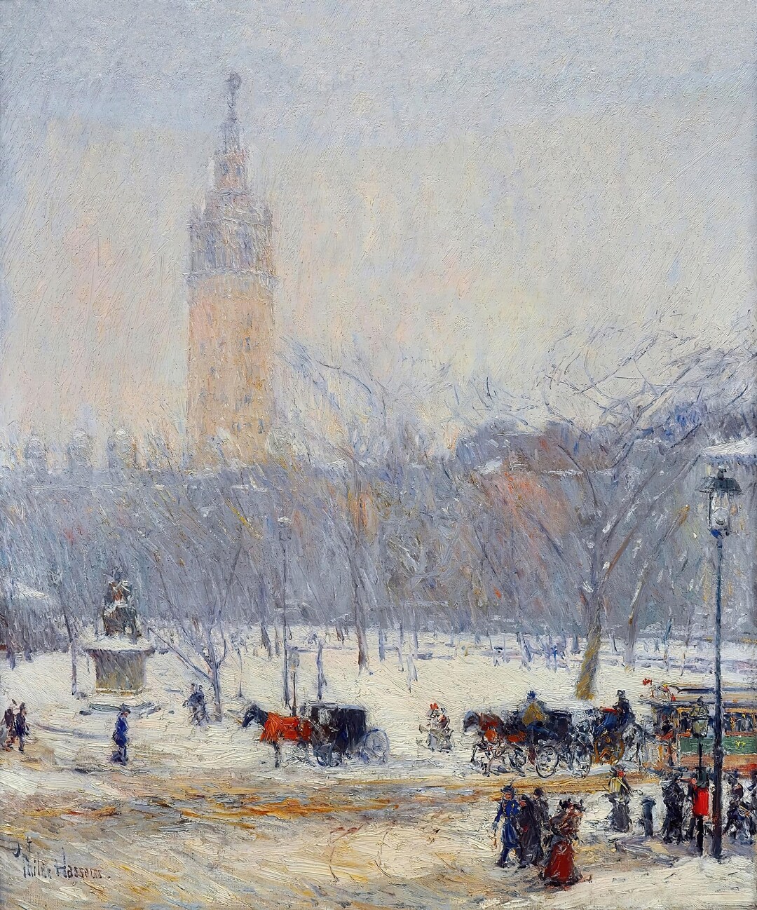 Frederick Childe Hassam Madison Square Painting Reproduction – Giclee ...