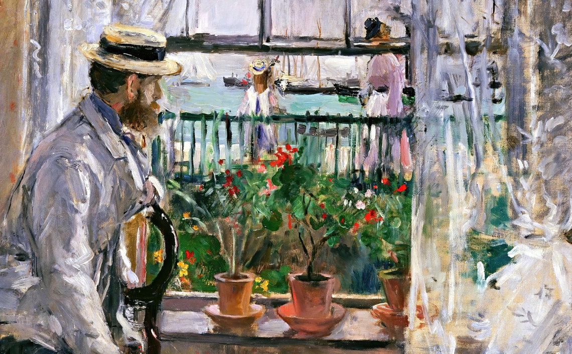 Eugene Manet on Isle of Wight Painting by Berthe Morisot - Etsy