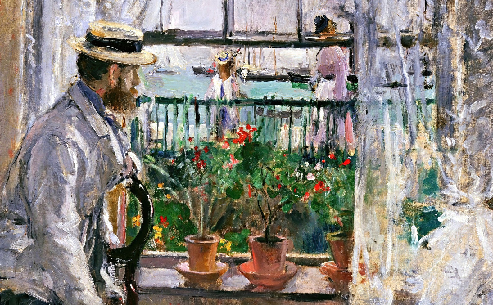 Eugene Manet on Isle of Wight Painting by Berthe Morisot - Etsy