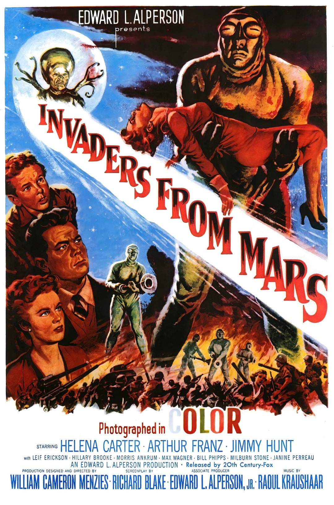 Invaders From Mars Movie Poster Reproduction - Etsy