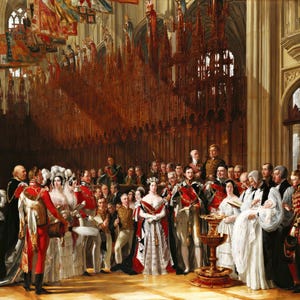 The Christening of the Prince of Wales, 1842 Painting by Sir George ...