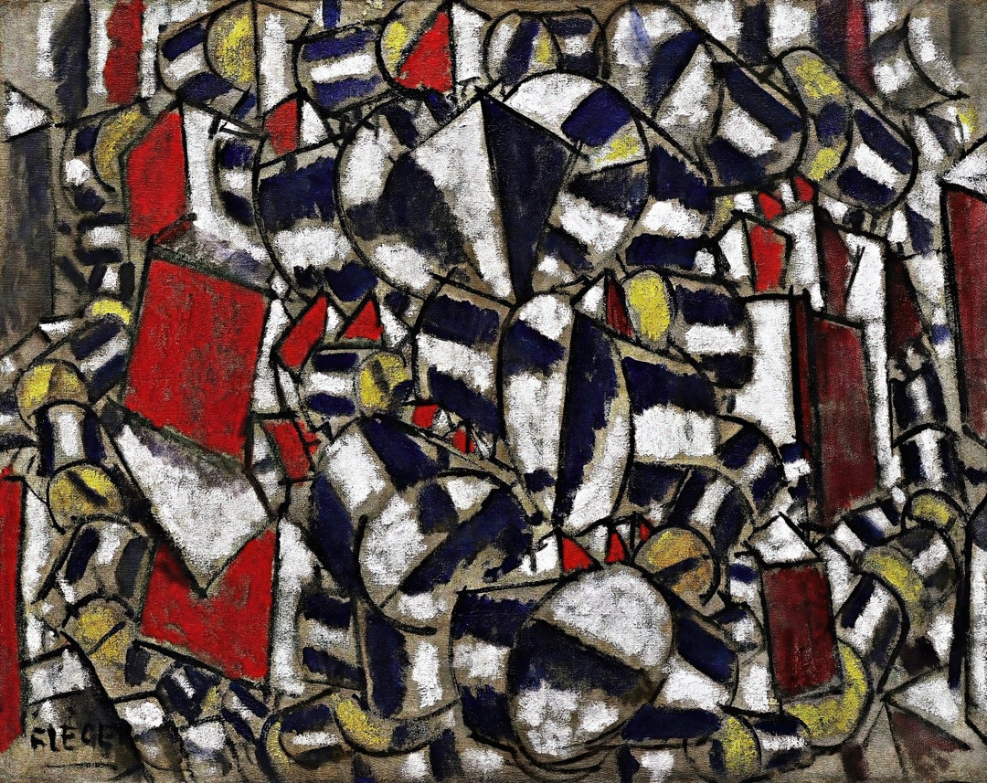 Contrast of Forms Painting by Fernand Leger Reproduction - Etsy