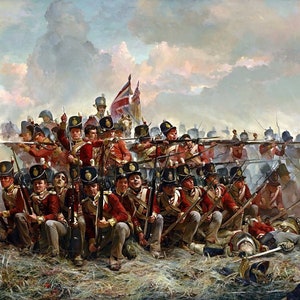 The 28th Regiment at Quatre Bras Painting by Elizabeth Thompson, Lady ...