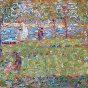 Study for La Grande Jatte Painting by Georges Seurat Reproduction - Etsy
