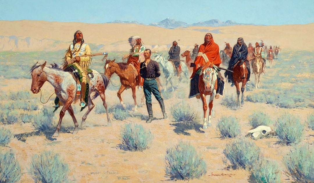 Missing Painting by Frederic Remington Reproduction - Etsy