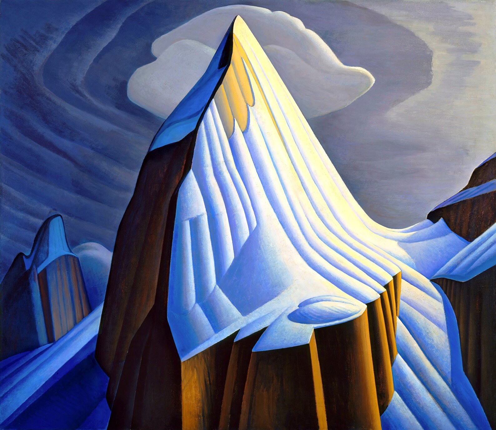 Mt Lefroy Painting by Lawren Stewart Harris Reproduction | Etsy