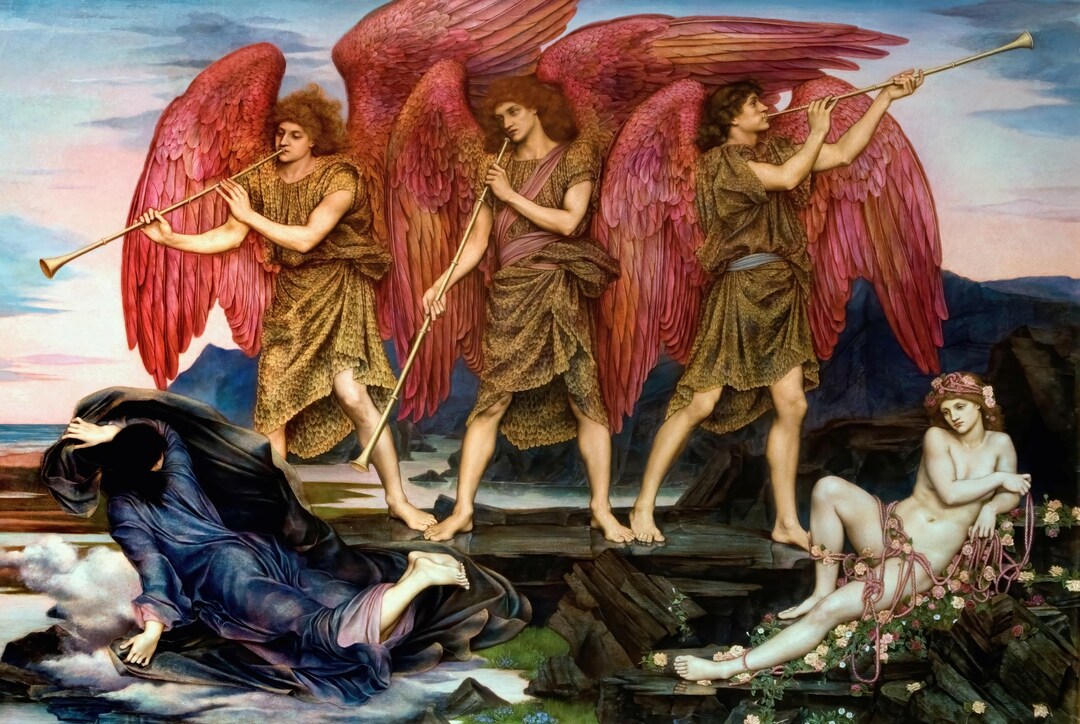 Evelyn De Morgan Aurora Triumphans Painting Reproduction – Giclee ...