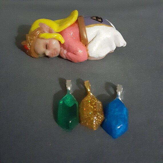 Princess Zelda Baby Clay Rupees Charms Cake Topper | Etsy