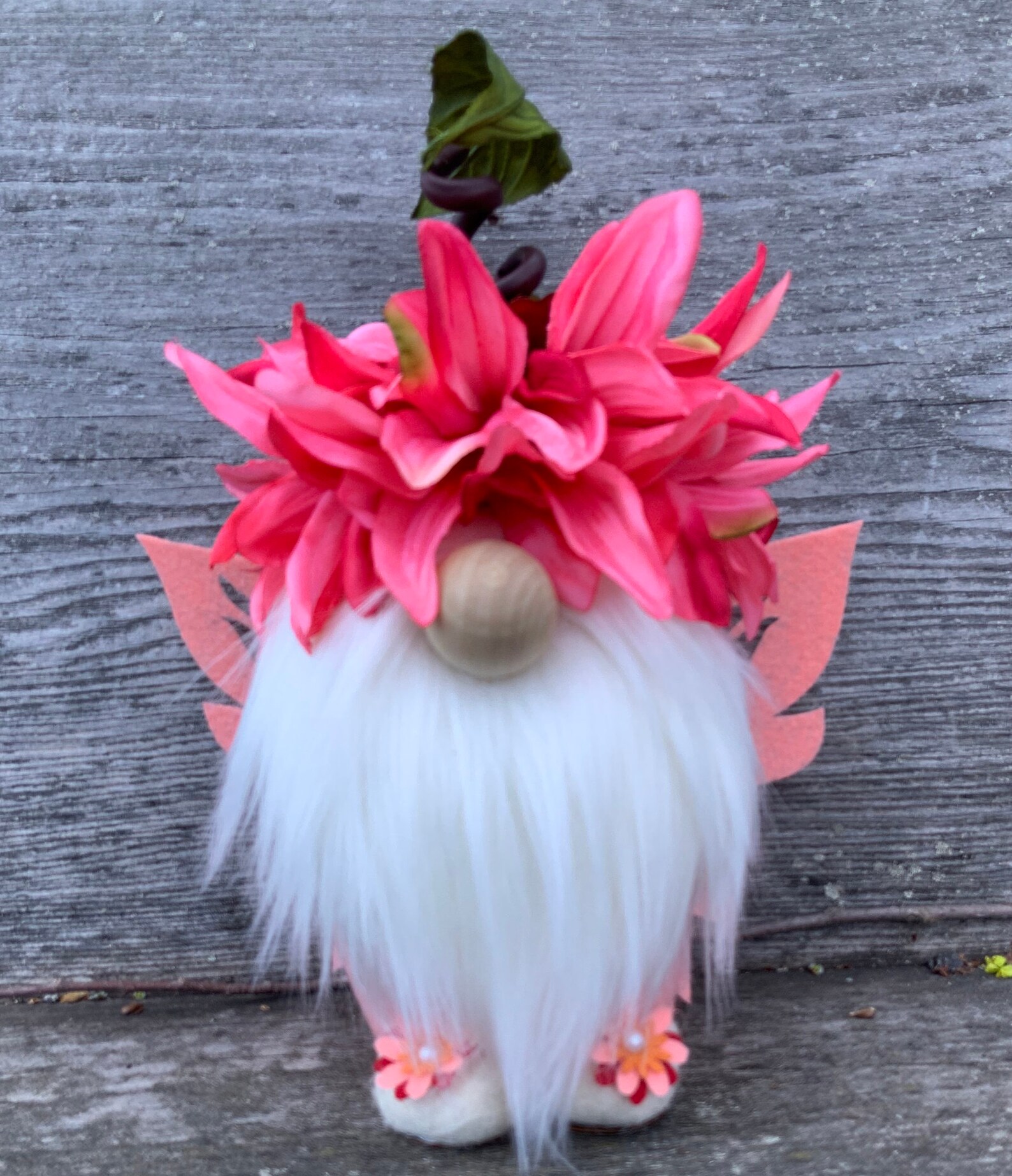 Fire Fairy Gnome, Gnome Fairy, Stuffed Fire Element Gnome - Etsy