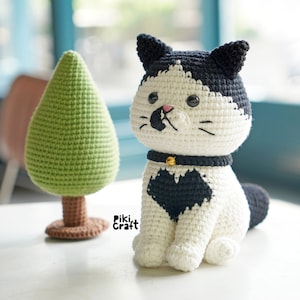 British Shorthair Cat Crochet Amigurumi Pattern. Penguin the Kitten ...