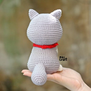 Amigurumi Crochet Kitten Pattern. Charcoal the Bicolor Cat Amigurumi ...