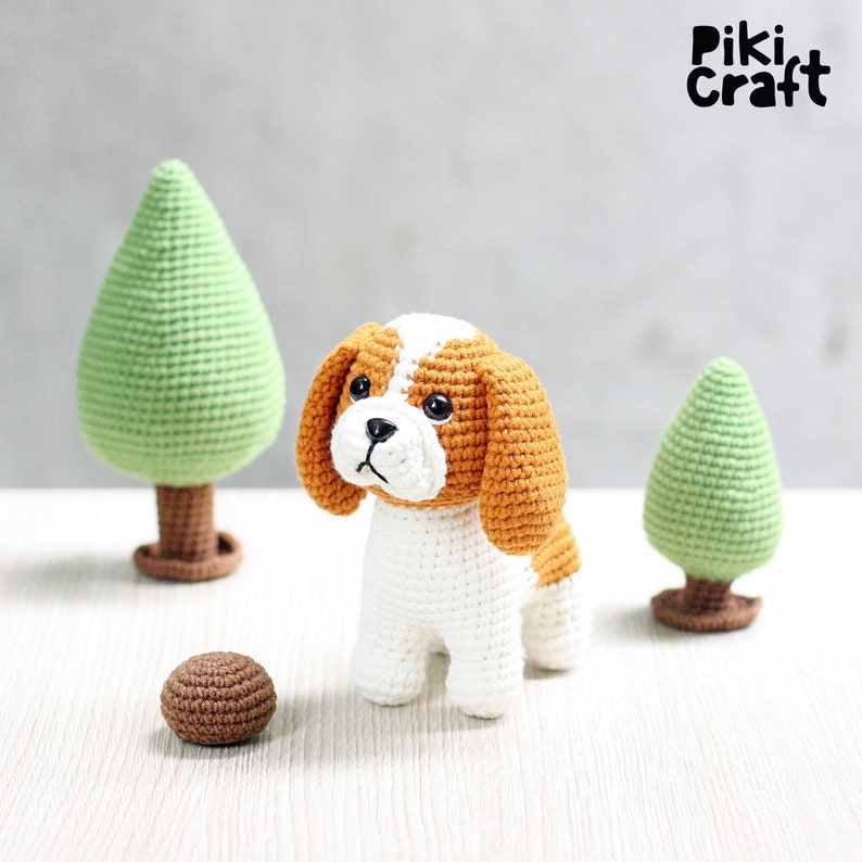 Charles the Cavalier King Amigurumi Crochet Pattern PDF. Puppy | Etsy